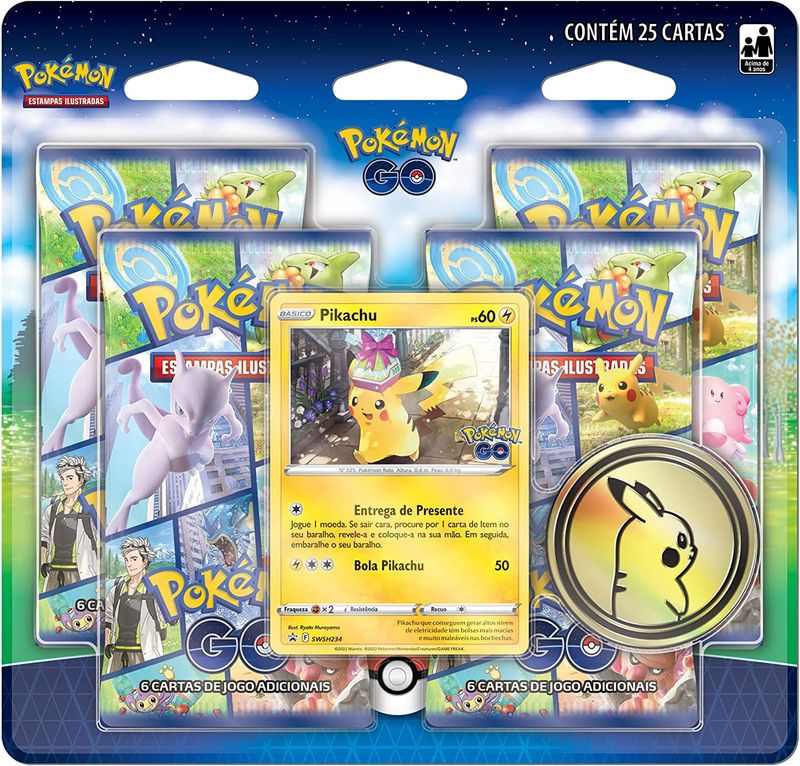 JGS BRINQ CARTON-POKEMON - GO BLISTER QUADRUPLO - CERTIFICADO FSC